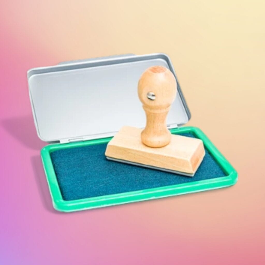 Personalized Stamp & Stamp Pad | Honeyoung Stationery